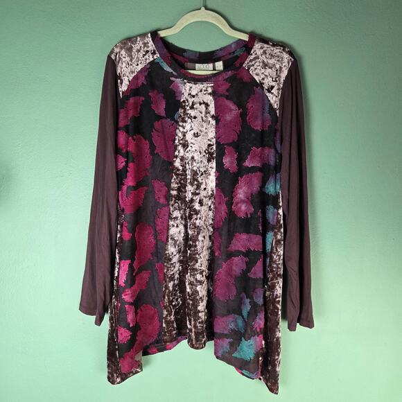 LOGO by Lori Goldstein | Tops | Logo By Lori Goldstein Womens Xl Pieced ...